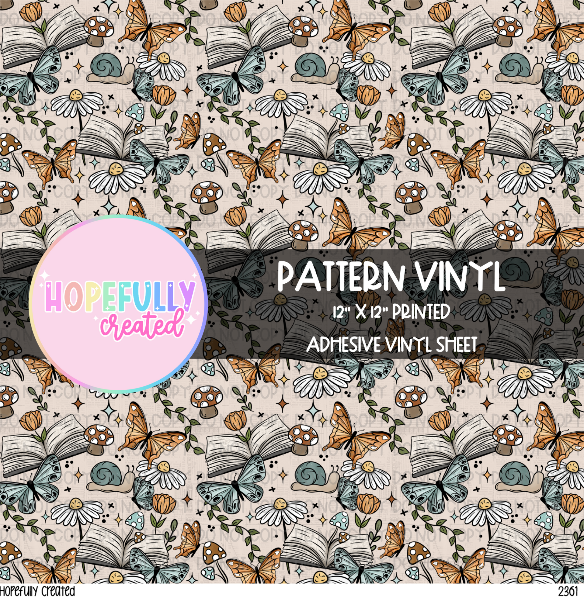 Cottagecore Book Vinyl Collection- 2361 – Hopefully Created