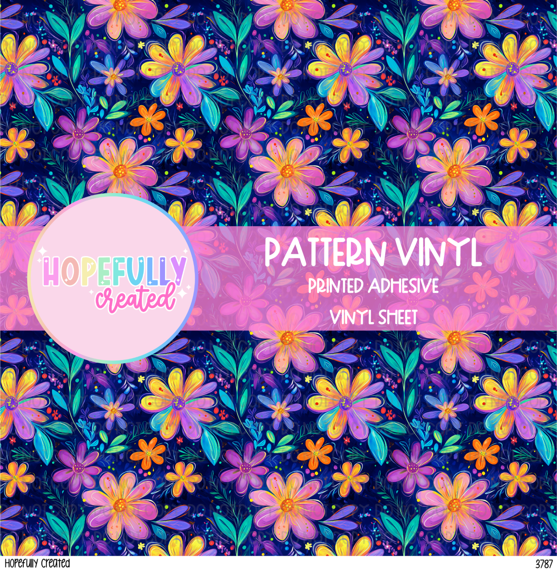 Floral Vinyl Collection - 3787 – Hopefully Created