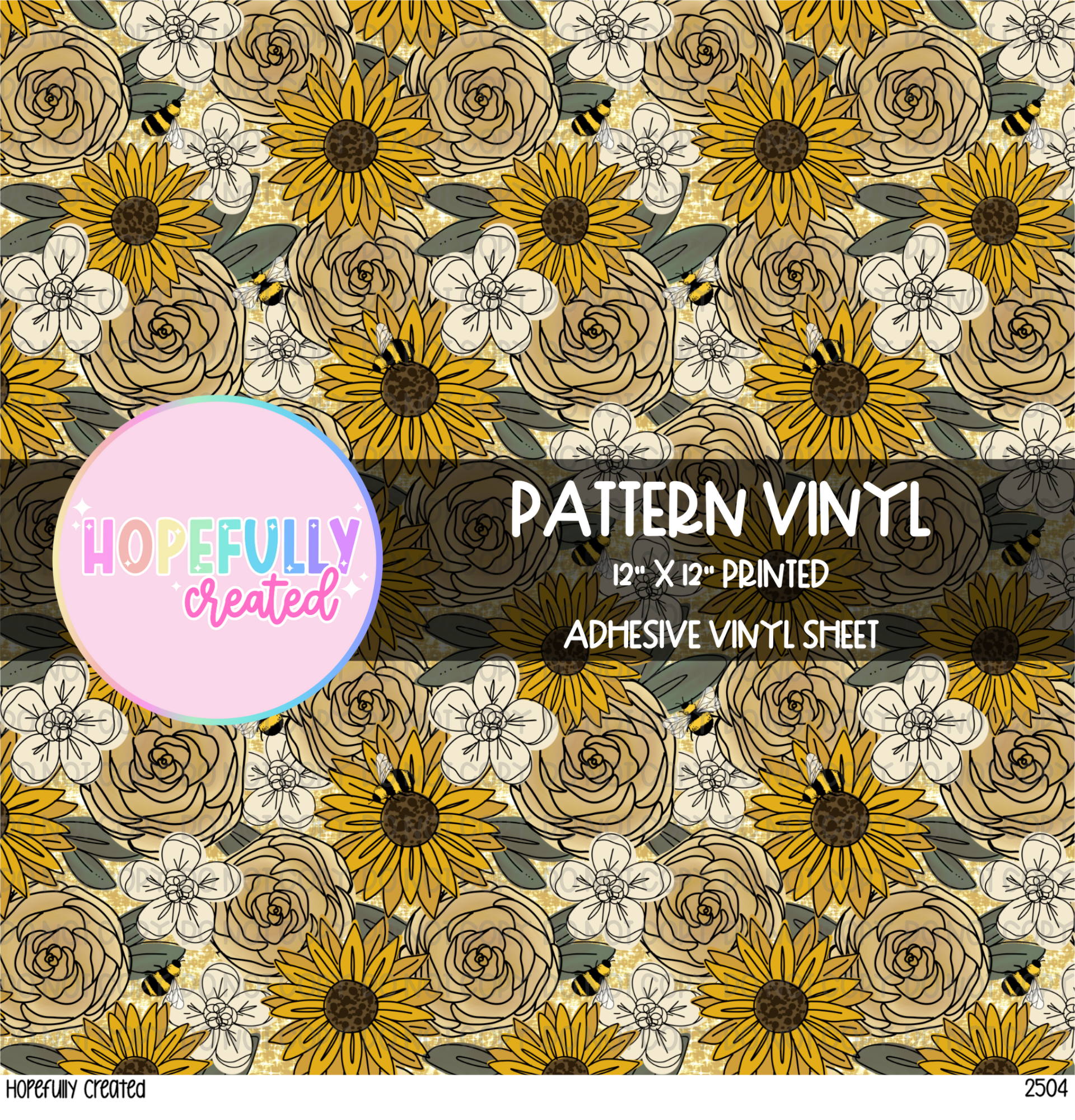 Floral Vinyl Collection - 2504 – Hopefully Created