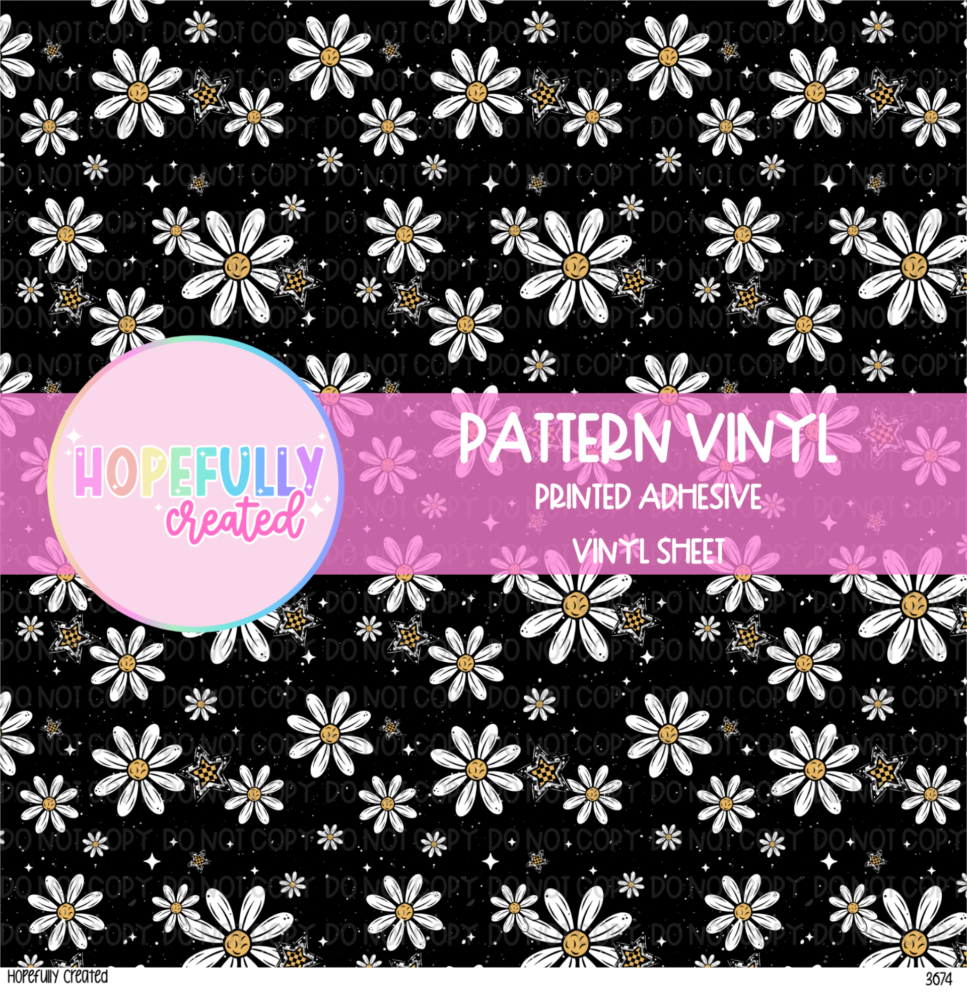 Floral Vinyl Collection - 3674 – Hopefully Created